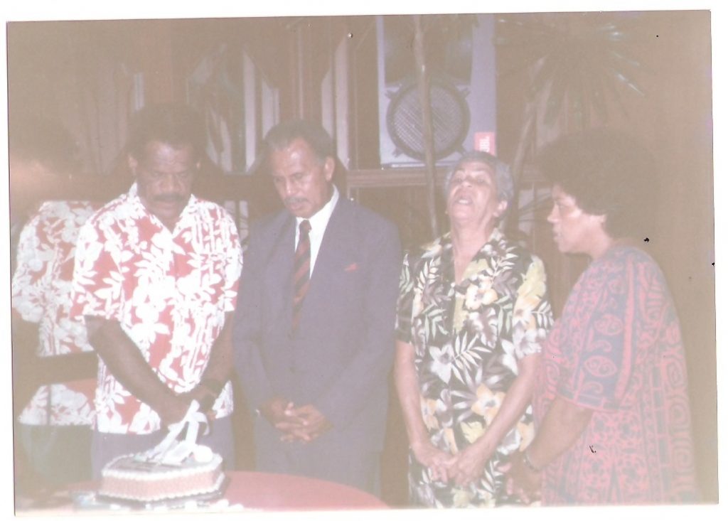 Bishop Qiliho Mr Maika Borovo Late Mrs Sophia Raddock and Mrs Saulilo ...